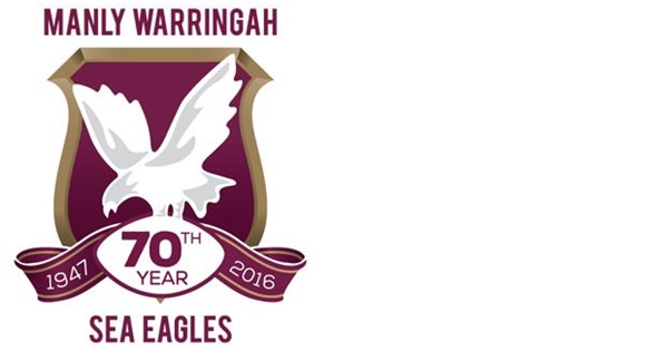 Commemorative Logo for 70th Anniversary | Manly Warringah Sea Eagles