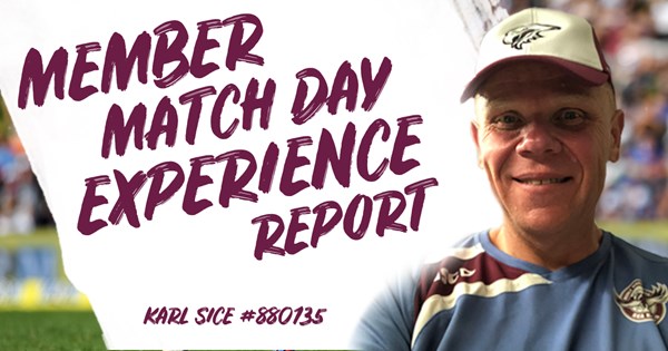 Karl's Match Day Experience | Sea Eagles