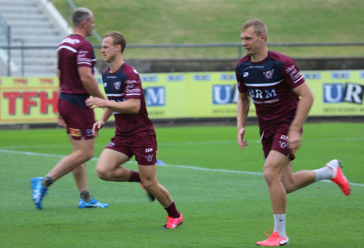 Sea Eagles Captain's Run for Storm game | Manly Warringah Sea Eagles