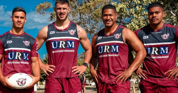 Young Sea Eagles develop their skills with NRL squad | Manly Warringah ...