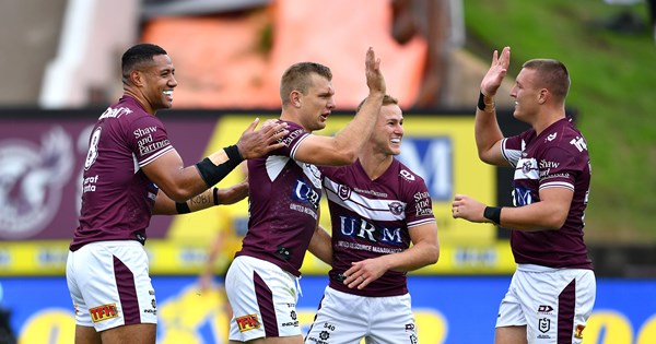 Tom Trbojevic shines in Sea Eagles win over the Warriors | Manly ...