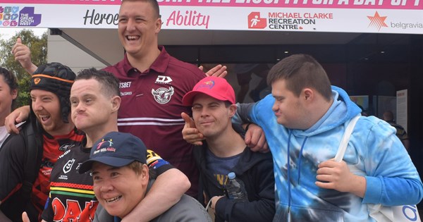 The real 'heroes' in Sean Keppie's world | Manly Warringah Sea Eagles