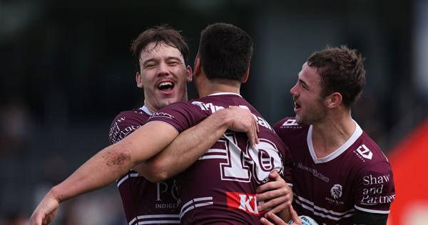 Final Jersey Flegg team vs Wests Tigers | Manly Warringah Sea Eagles