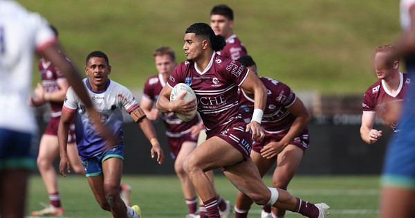 Final Jersey Flegg team vs Newcastle | Manly Warringah Sea Eagles