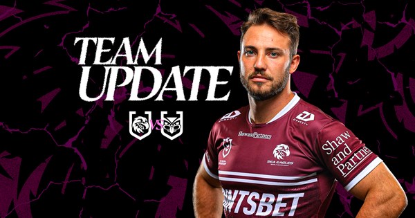 Team Update: Round 6 vs Warriors | Manly Warringah Sea Eagles
