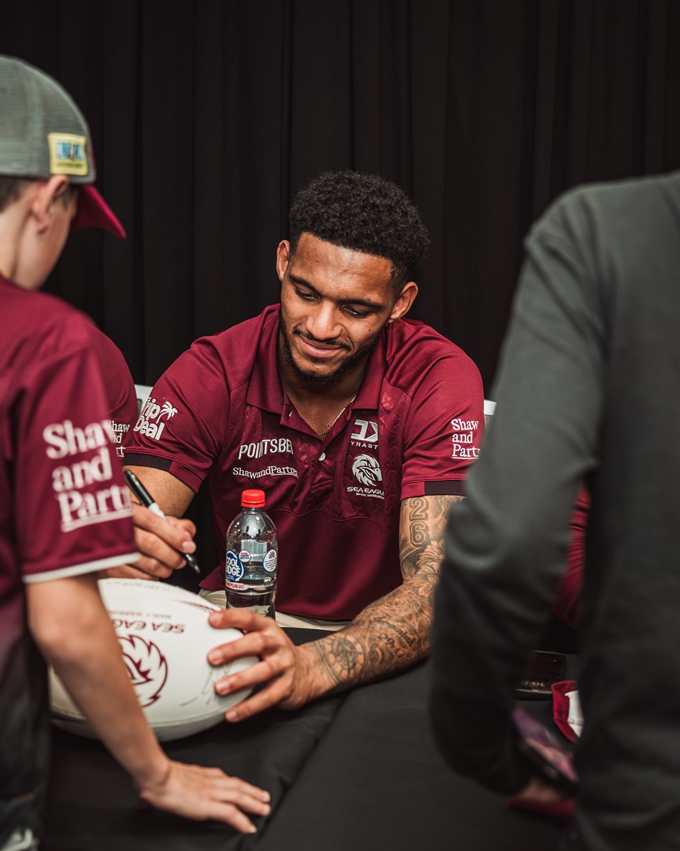 Post Match Signing Session at Manly Leagues Club | Manly Warringah Sea ...
