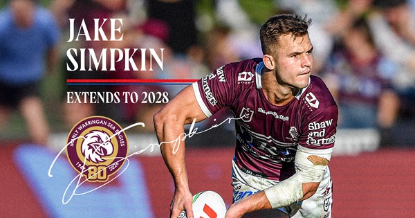 New deal for Simpkin at Manly | Manly Warringah Sea Eagles