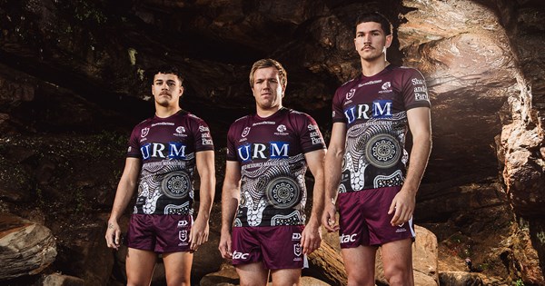 Indigenous Round Jersey: Sandstone Country | Manly Warringah Sea Eagles